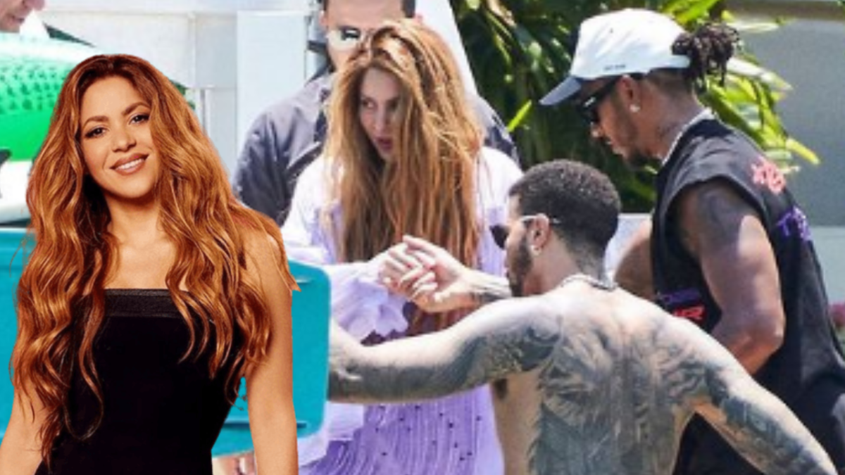 Shakira y Lewis Hamilton disfrutan paseo en yate, en Miami Beach
