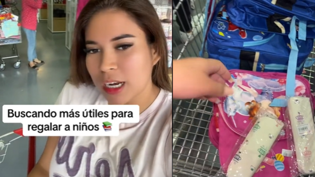 Angie Ortéz, tiktoker hondureña, utiliza ganancias para regalar útiles ...