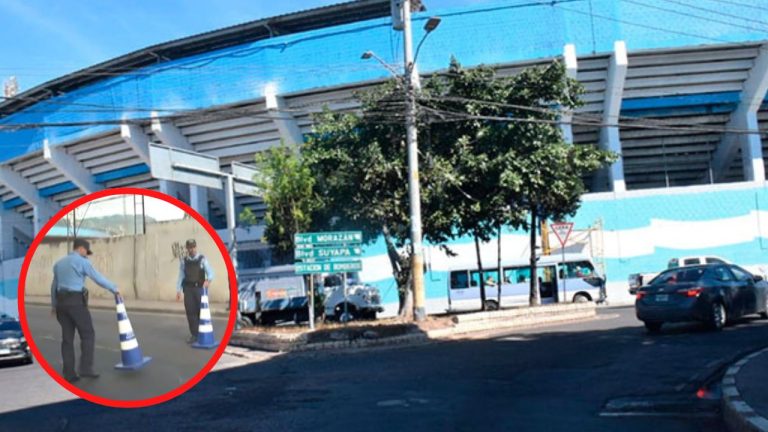 Calles cerradas por partido de Honduras vs. Cuba y trabajos de ...