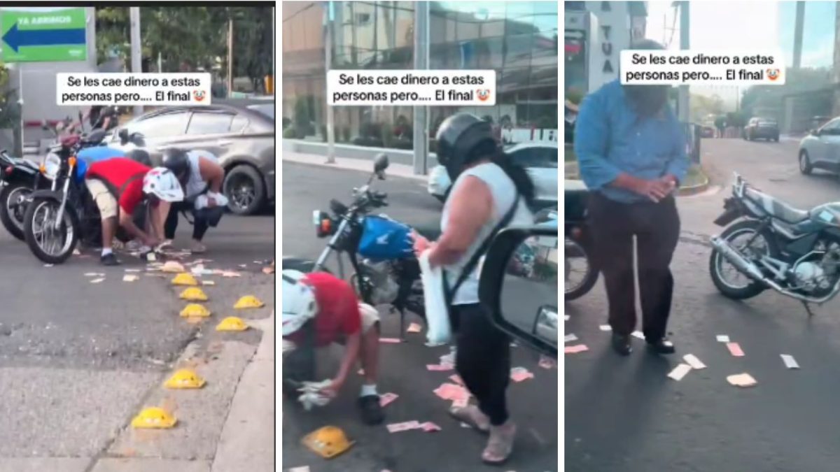 Personas recogen dinero en calle de Tegucigalpa y generan debate viral ...